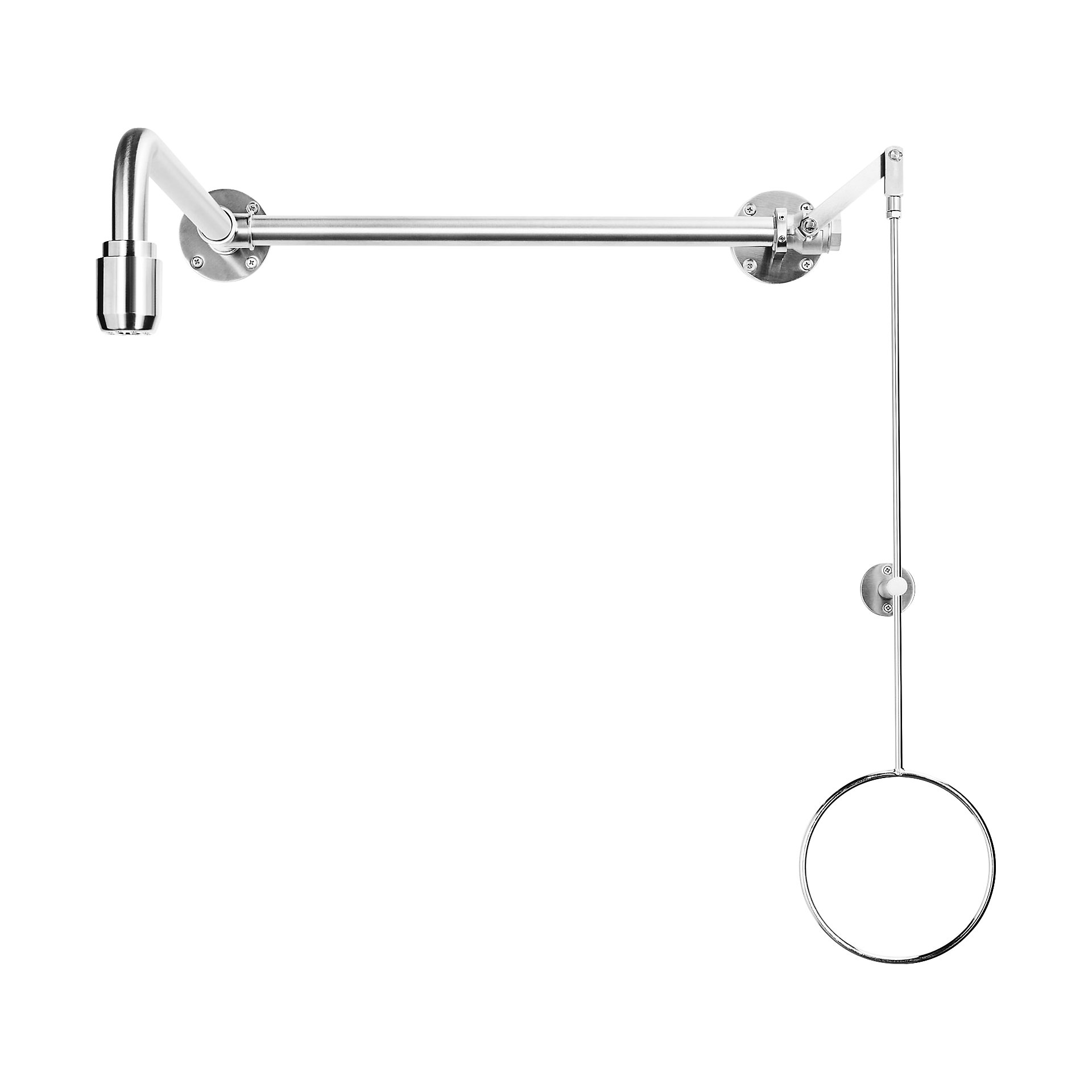 Douche de secours PremiumLine – B-SAFETY: pour montage sur porte ...