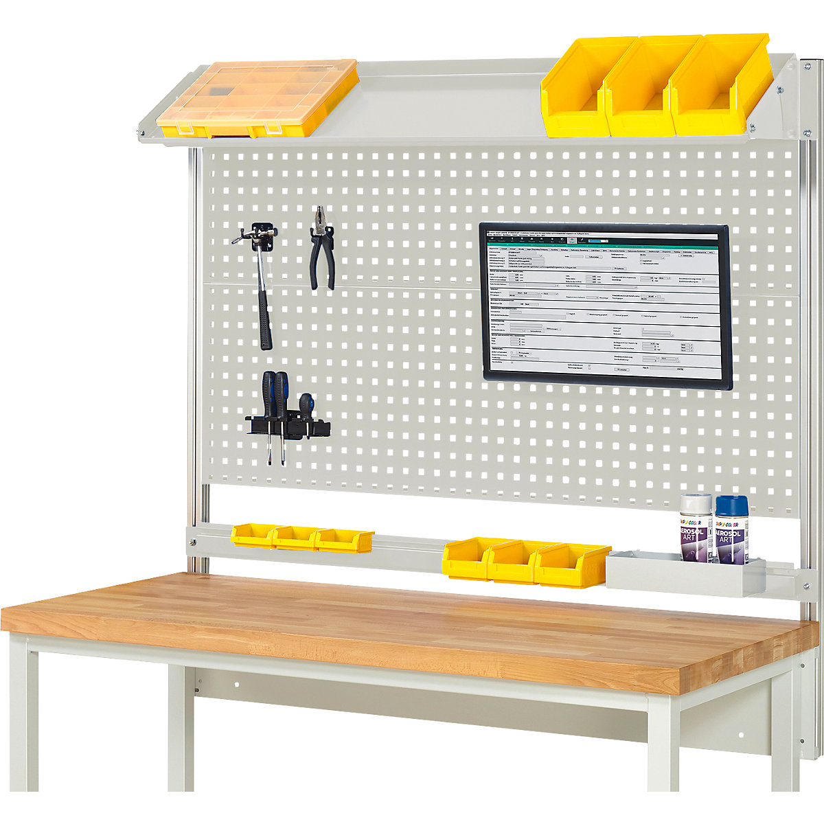 Kit complet de superstructure modulaire 2 – RAU: pour établi | kaiserkraft