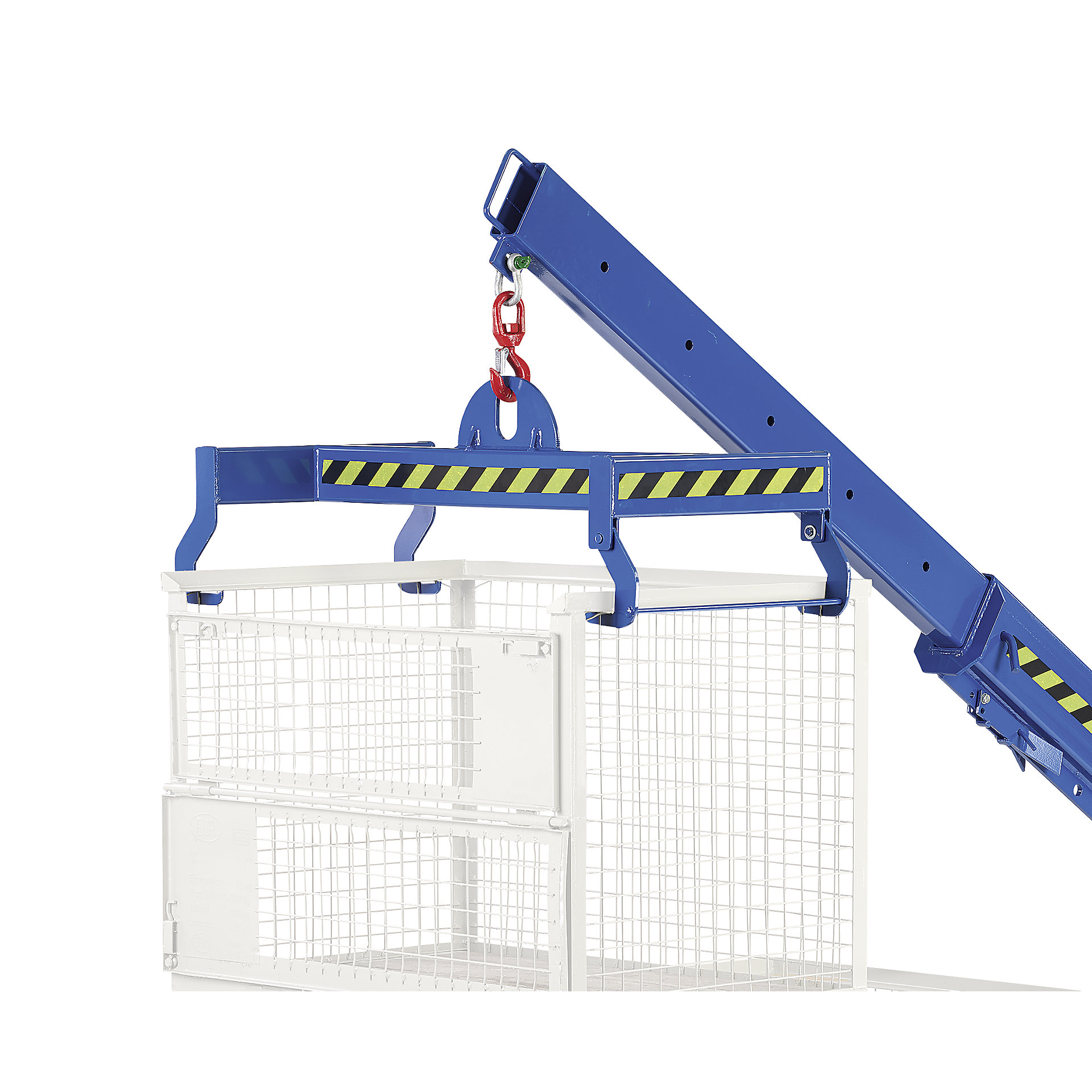Euro mesh pallet - crane lifting beam – eurokraft pro: LxWxH 1240 x 610 ...