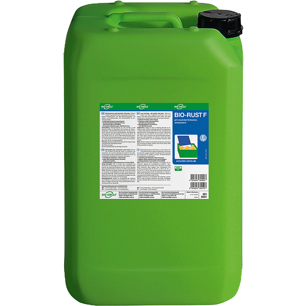 BIO-RUST F rust remover – Bio-Circle: 20 l canister | kaiserkraft