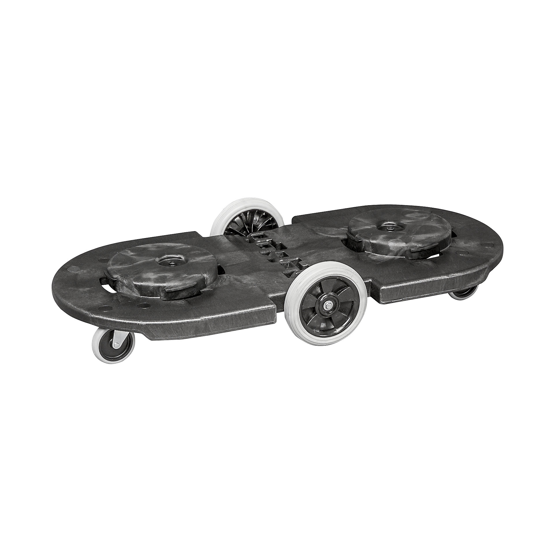BRUTE® transport dolly/wheeled base – Rubbermaid: tandem dolly ...