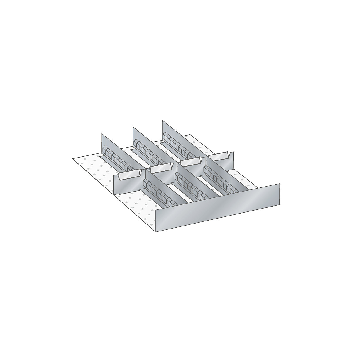 LISTA – Drawer divider set: width 500 mm | KAISER+KRAFT