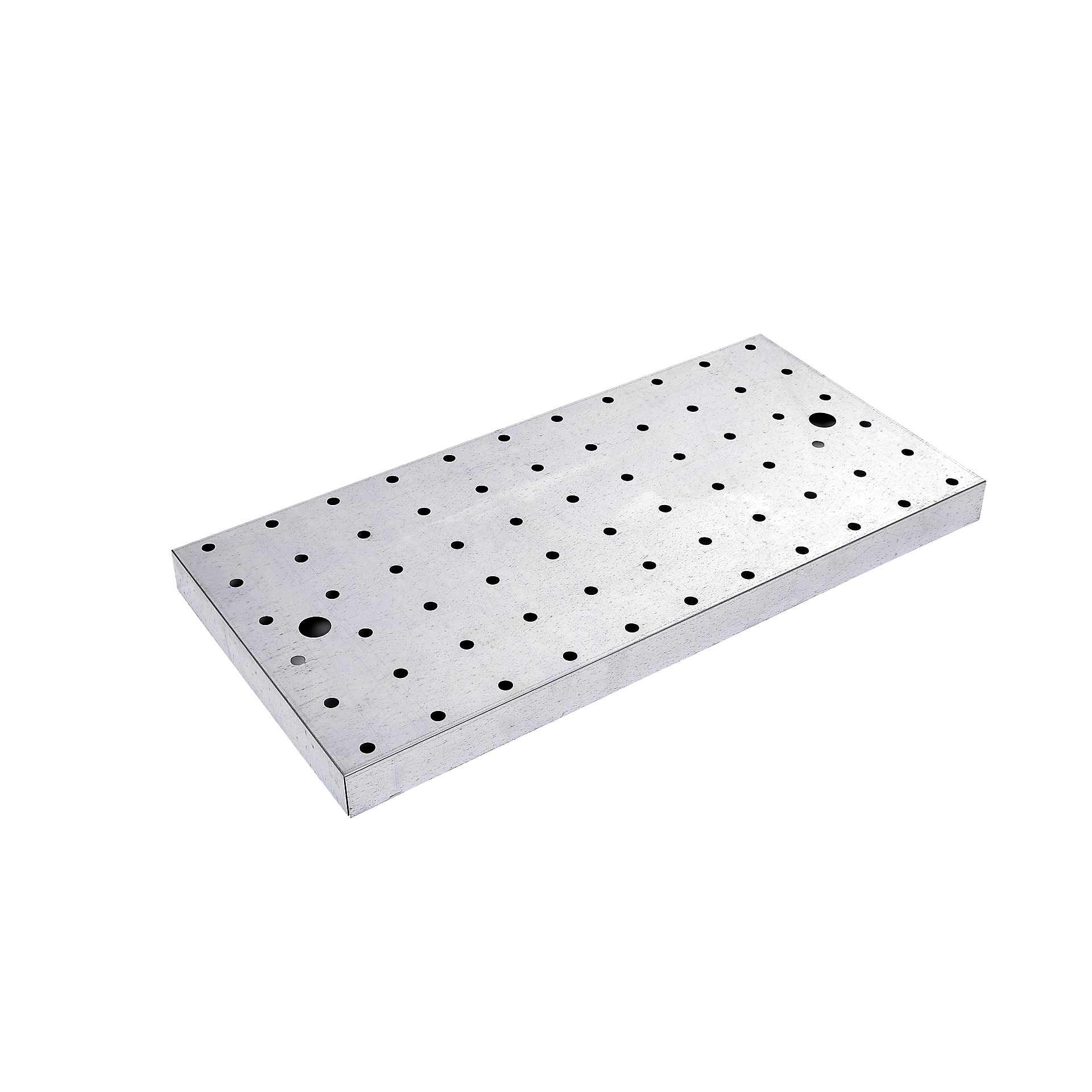 Perforated metal cover – eurokraft pro: zinc plated | kaiserkraft