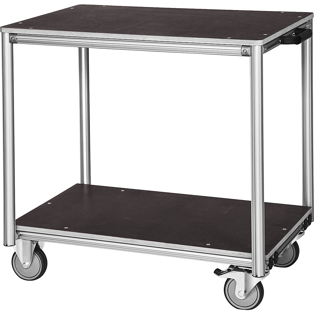 Montagewagen aus Alu-Profil: LxBxH 900 x 600 x 915 mm | kaiserkraft