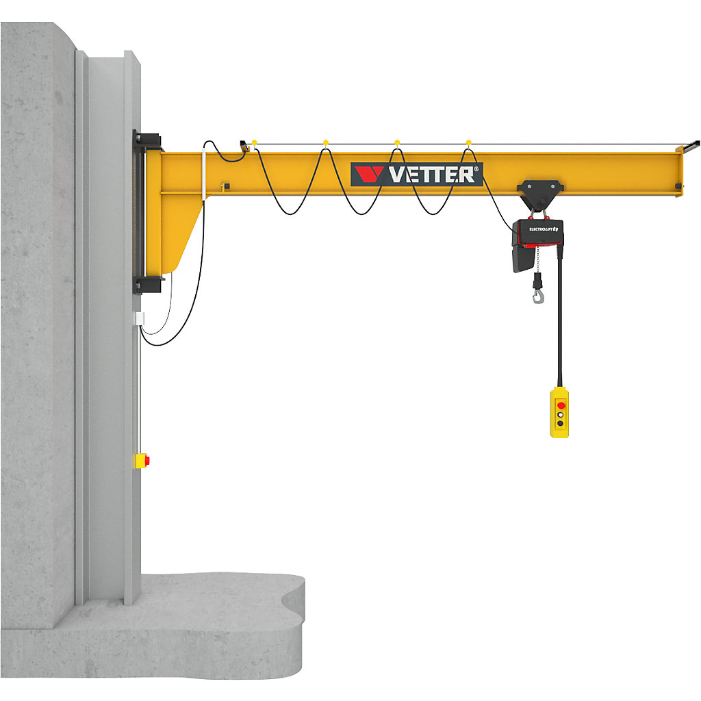 Potence rotative murale ASSISTENT AW – Vetter: sans palan électrique ...