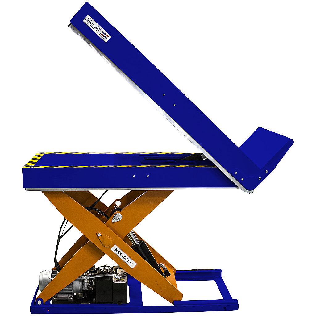 Table élévatrice inclinable LTT 750 – Edmolift: dim. plate-forme L x l ...