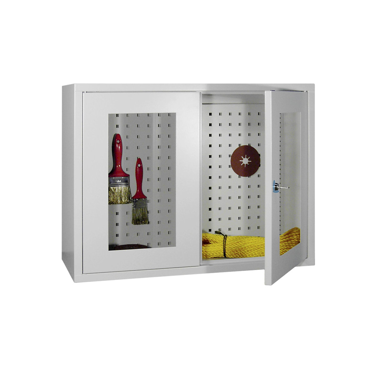 Armoire murale, hauteur 600 mm – Pavoy: avec porte/-s vitrée/-s ...