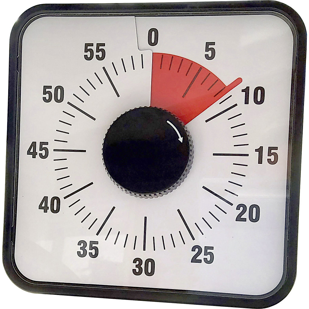 Meeting-Timer: HxBxT 195 x 195 x 32 mm | kaiserkraft