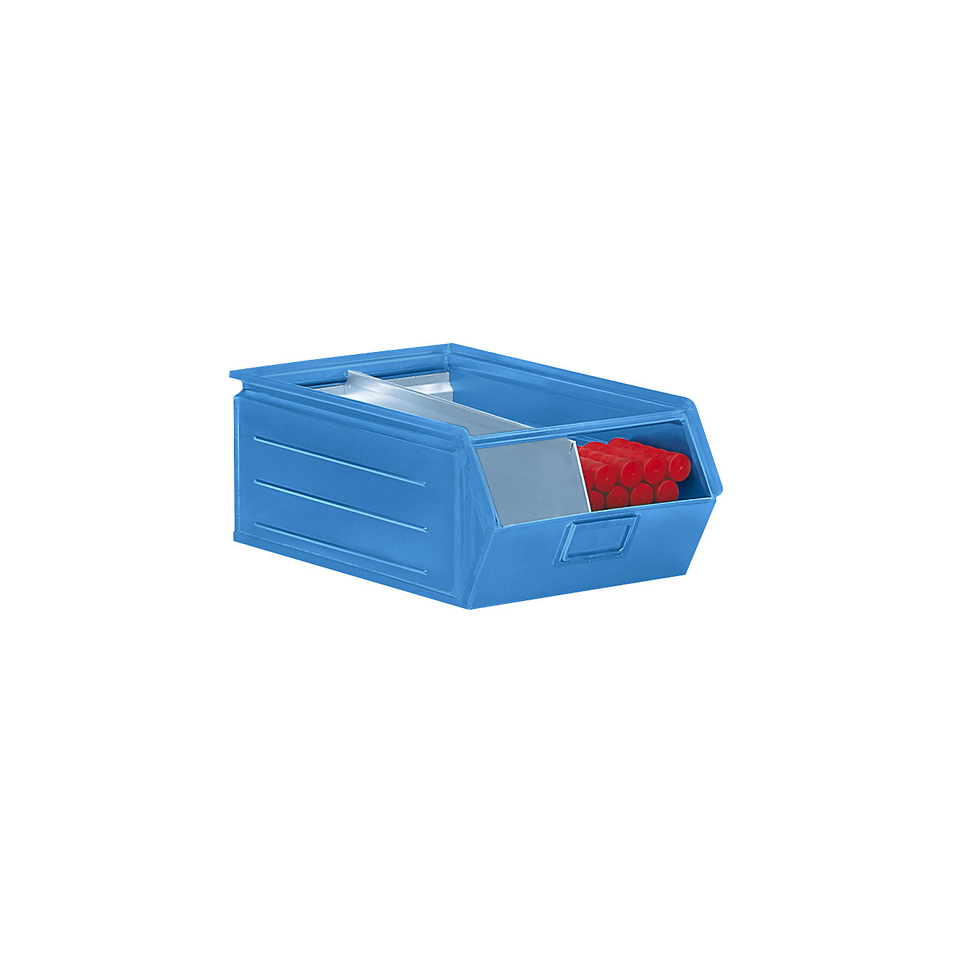 Bac à bec en tôle d'acier: L x l x h 515 x 310 x 200 mm, avec barre de ...