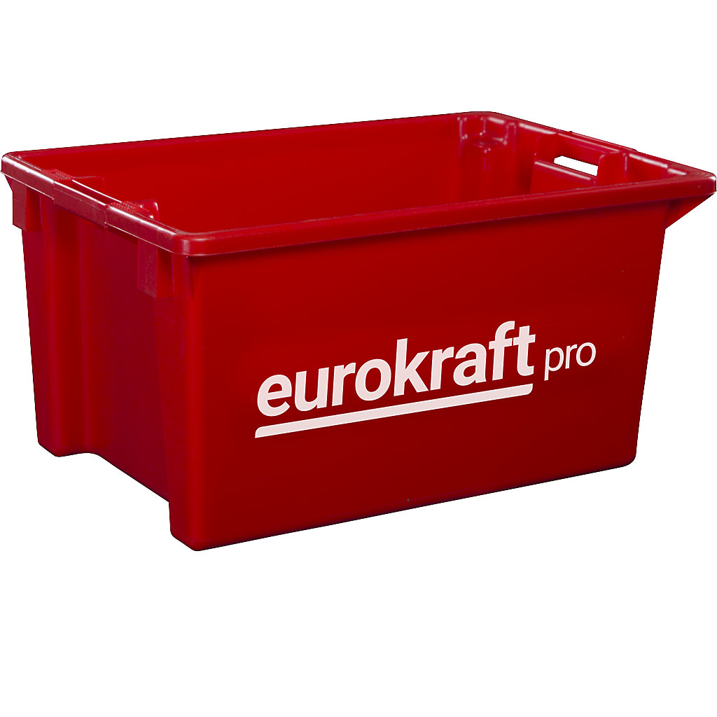 Bacs et caisses en plastique gerbables emboîtables | kaiserkraft FRANKEL