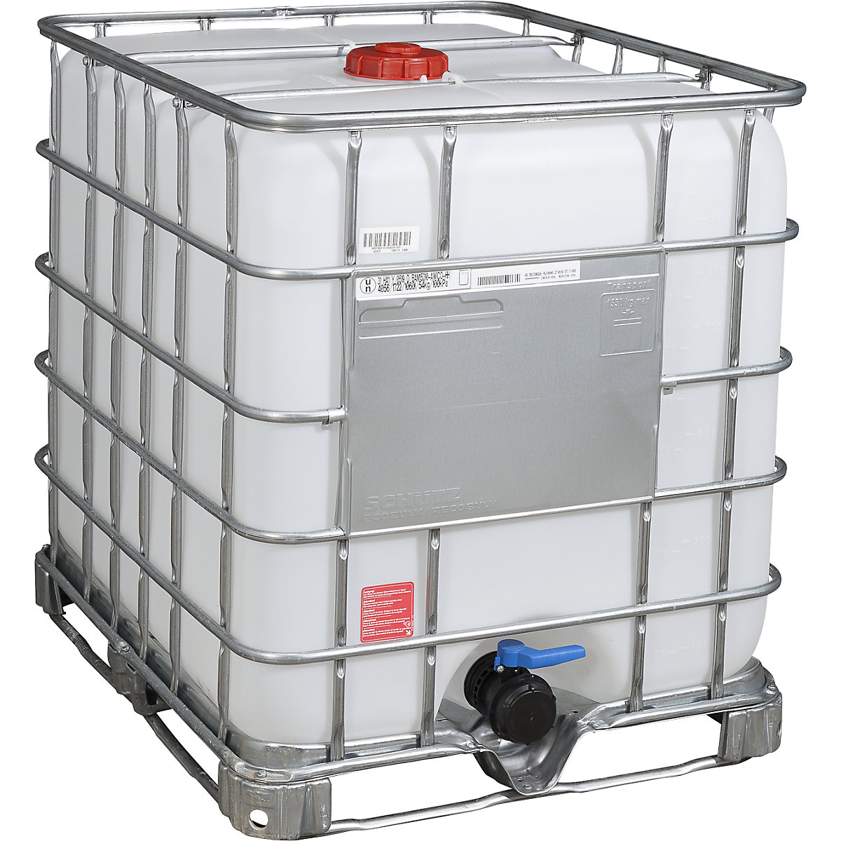 Cubitainer IBC RECOBULK, homologué UN: capacité 1000 l, sur palette à ...