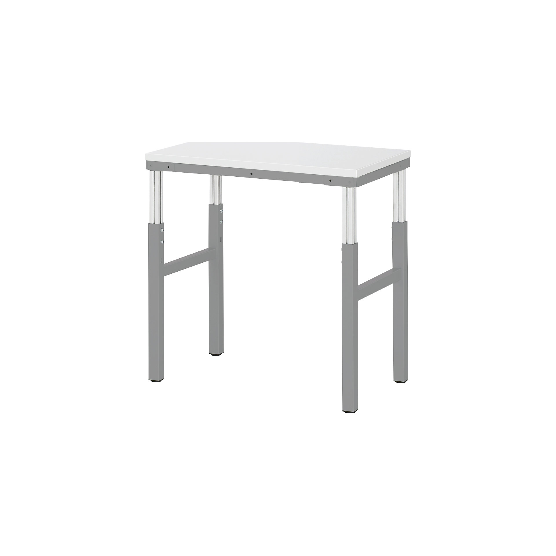 Mesa de trabajo con tablero ESD – RAU: altura 650 – 1000 mm | kaiserkraft