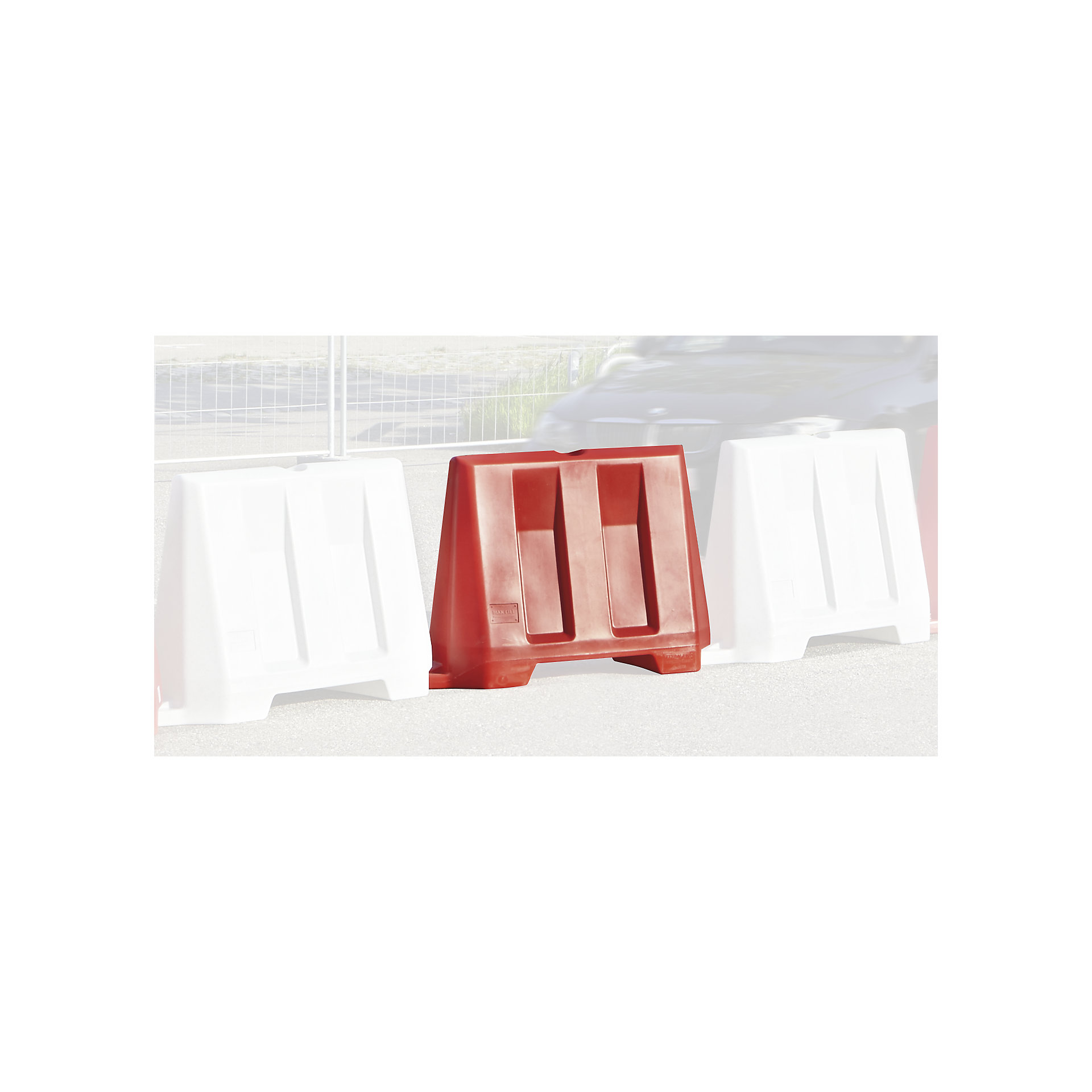 Lane divider, plastic: LxWxH 1210 x 400 x 810 mm | kaiserkraft