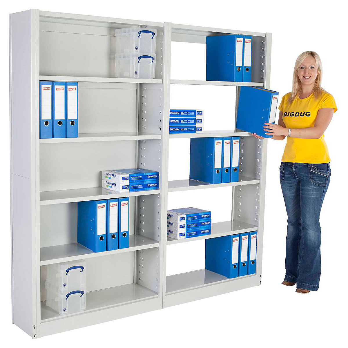 BiGDUG Essentials Boltless Office Shelving Extension | BiGDUG