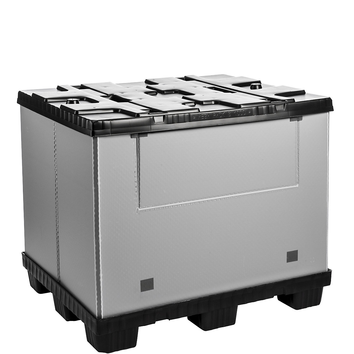 Caja-palet, plegable: de PP, capacidad 895 l | kaiserkraft