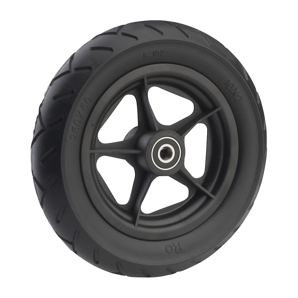 Spoke wheel with racing profile: PU tyres, plastic rim | kaiserkraft