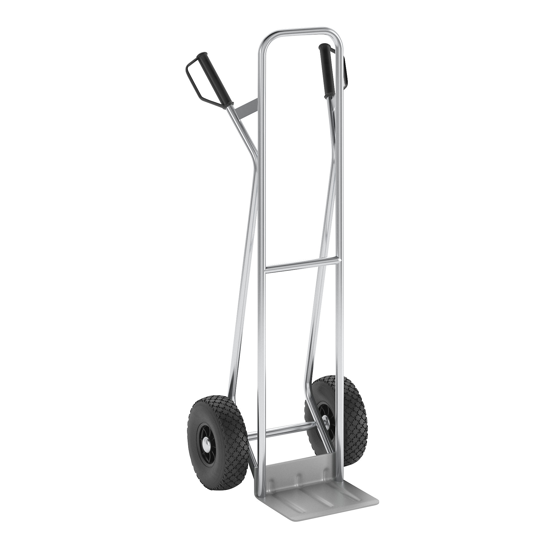 Diable en aluminium – eurokraft pro: modèle L: pour marchandises ...