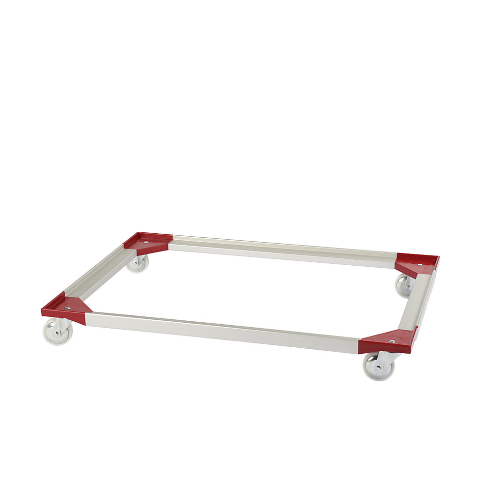 Plateau roulant en aluminium: 1210 x 810 mm | kaiserkraft