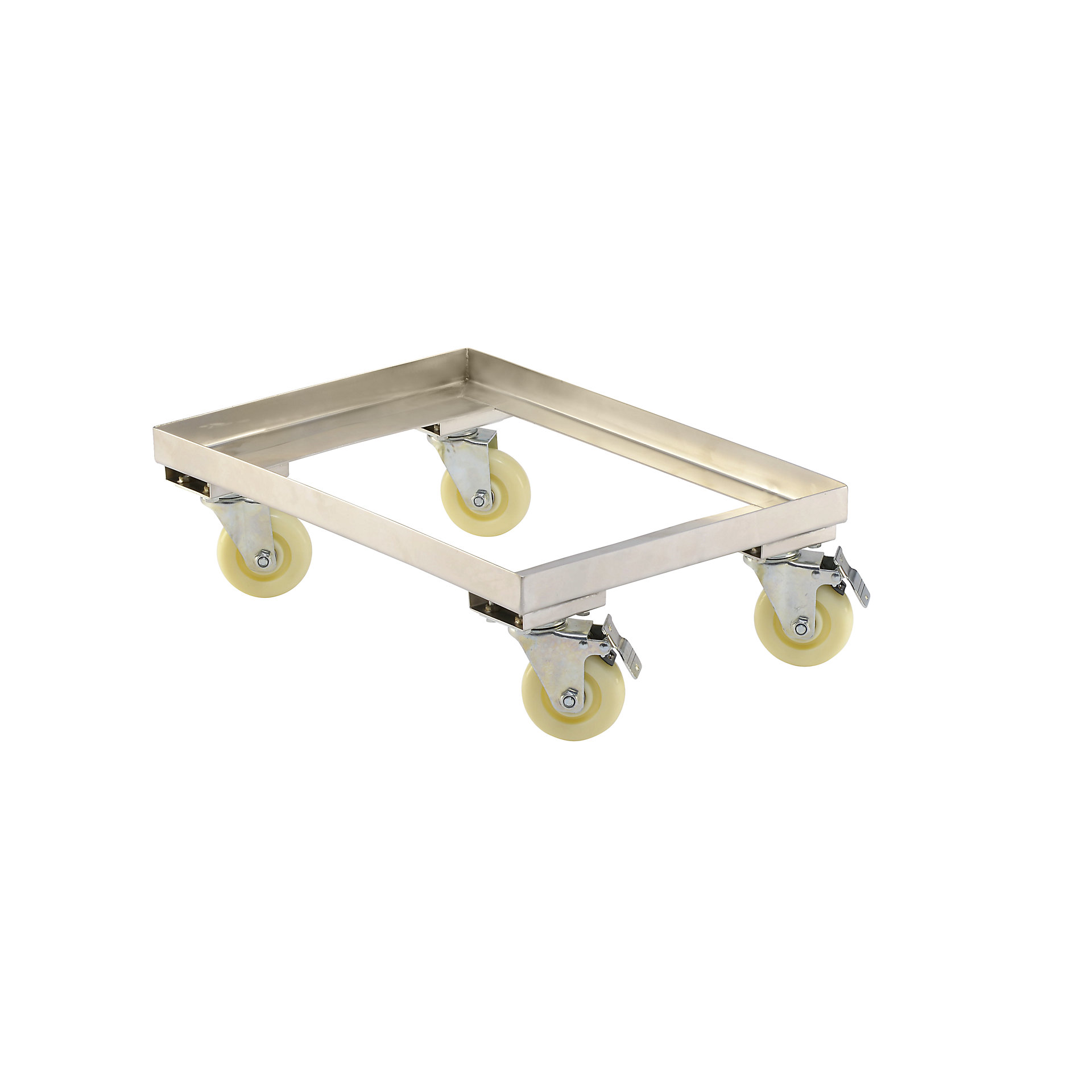 Plateau roulant en inox: force 250 kg | kaiserkraft