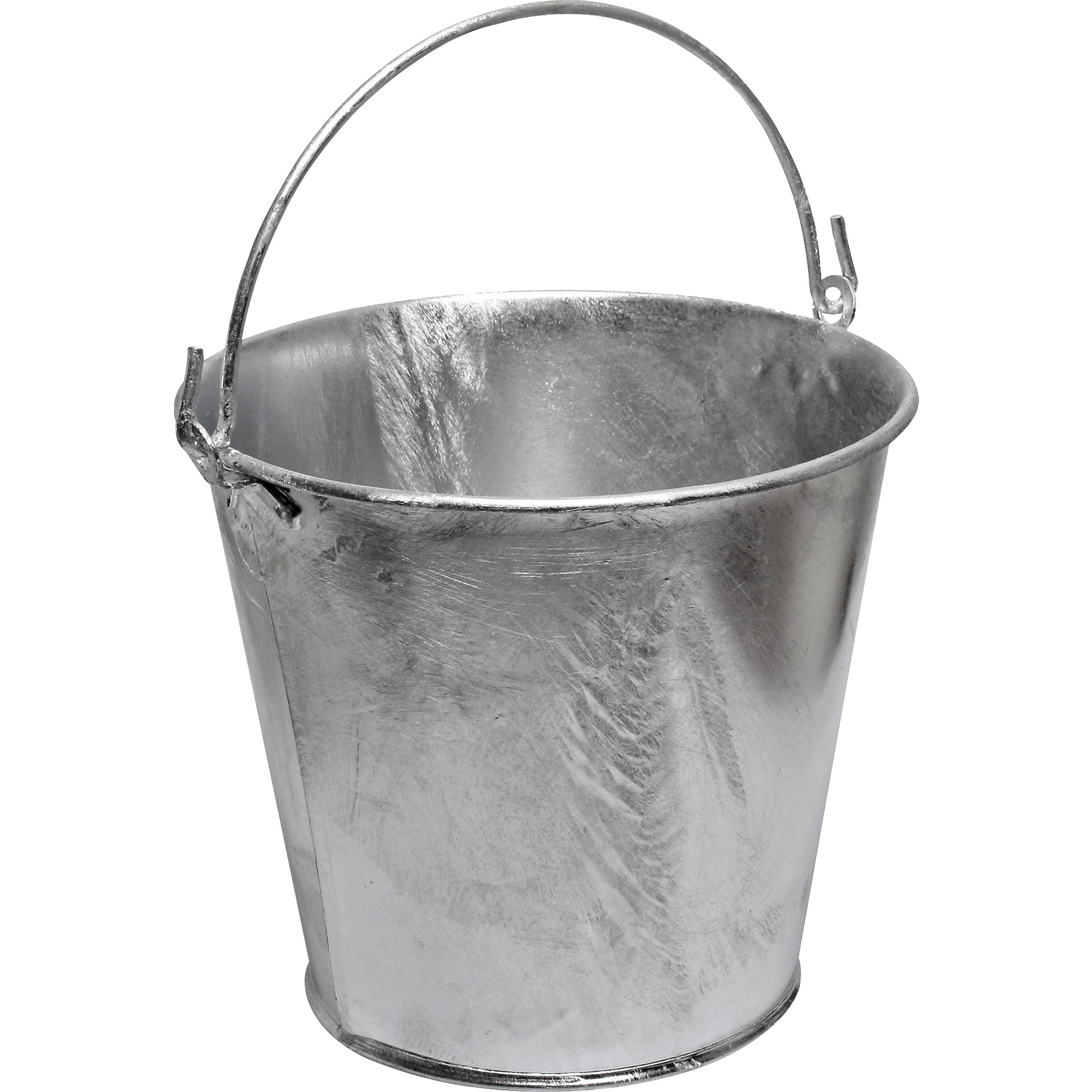 Steel bucket with carry handle, leak proof: capacity 5 l, without hoop ...