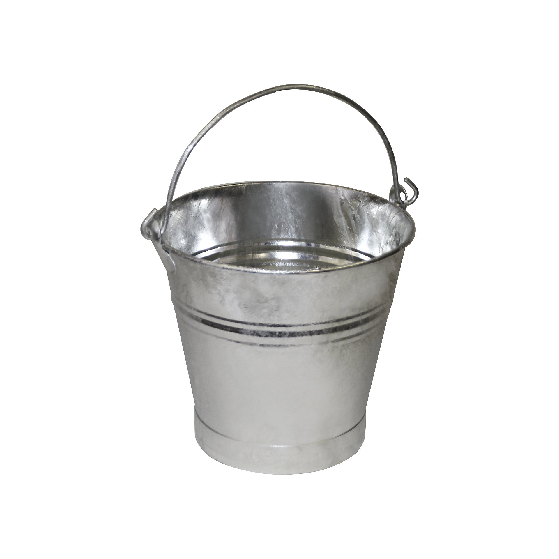 Steel bucket with carry handle, leak proof: capacity 11 l, with hoop ...