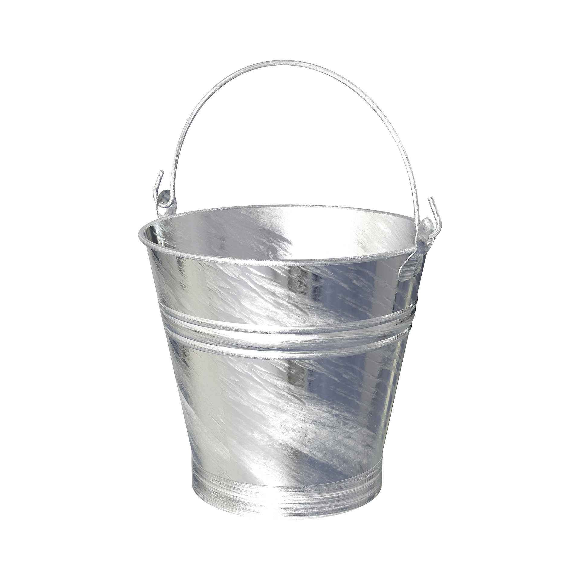 Steel bucket with carry handle, leak proof: capacity 17 l, with hoop ...