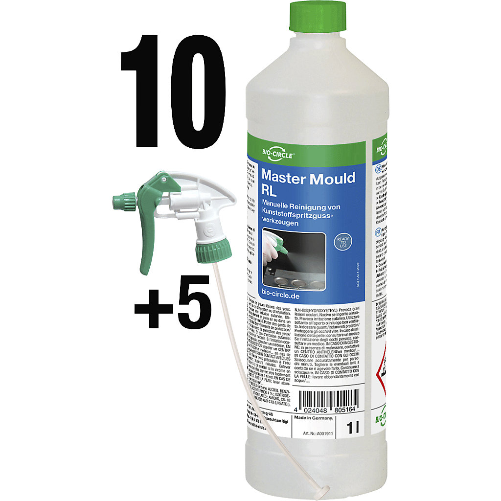 Master Mould RL cleaner – Bio-Circle: cleaning of injection moulds and ...