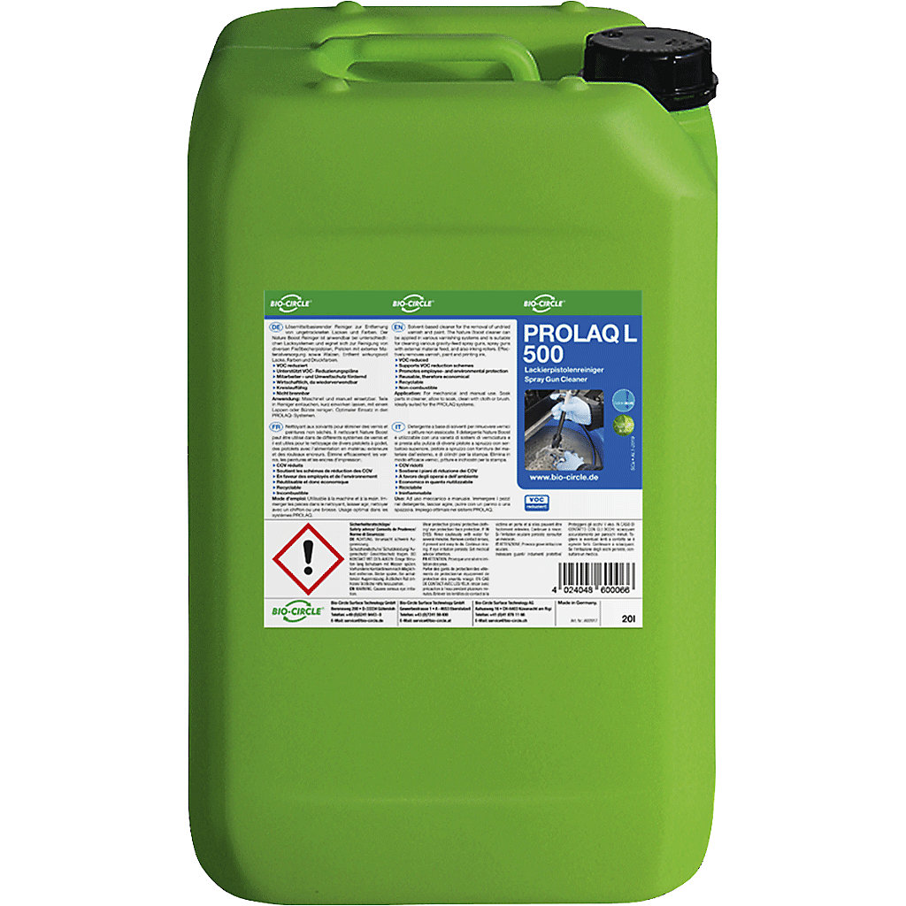 PROLAQ L 500 paint stripper – Bio-Circle: plastic canister | kaiserkraft