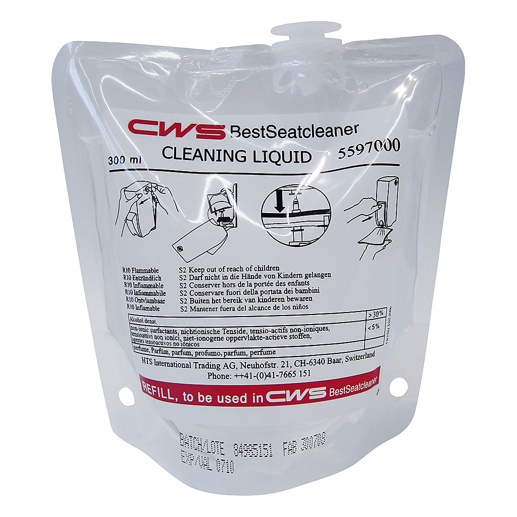 SeatCleaner cleaning liquid – CWS: pack of 12 0.3 l units | kaiserkraft