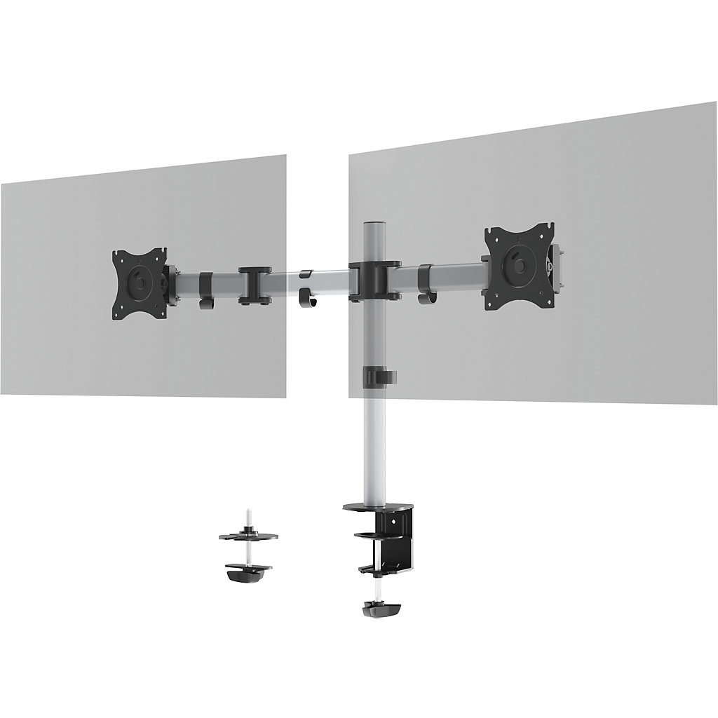 SELECT monitor holder – DURABLE: for 2 monitors | kaiserkraft