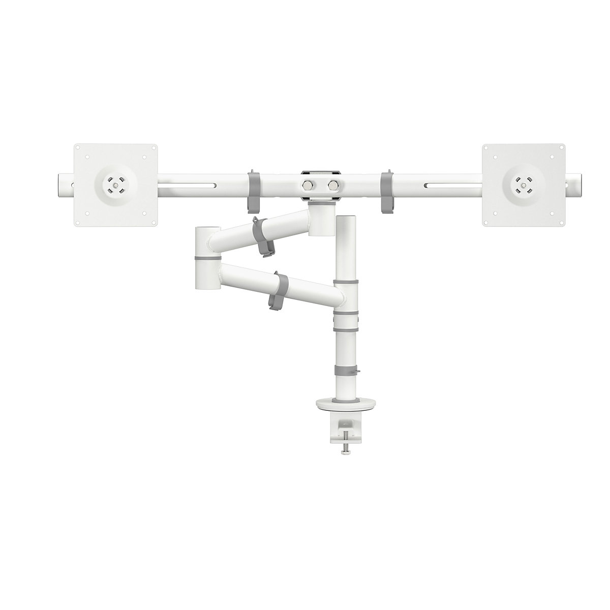 VIEWGO monitor arm – Dataflex: double arm for 2 monitors | kaiserkraft