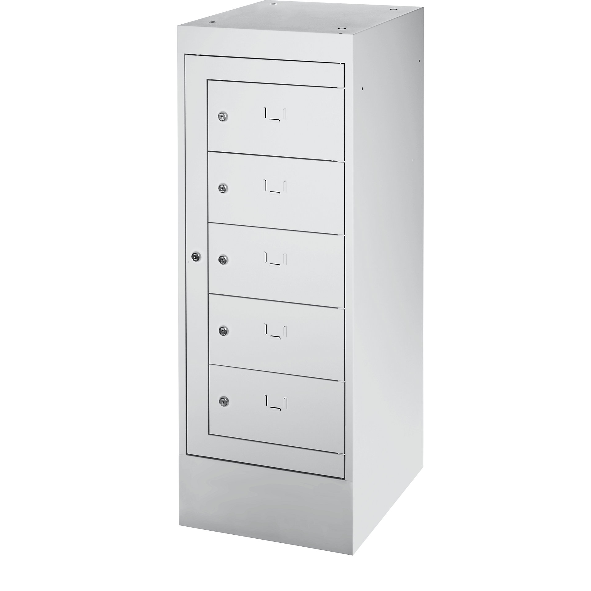 Laptop cupboard: 5 compartments, HxW 1115 x 400 mm | kaiserkraft
