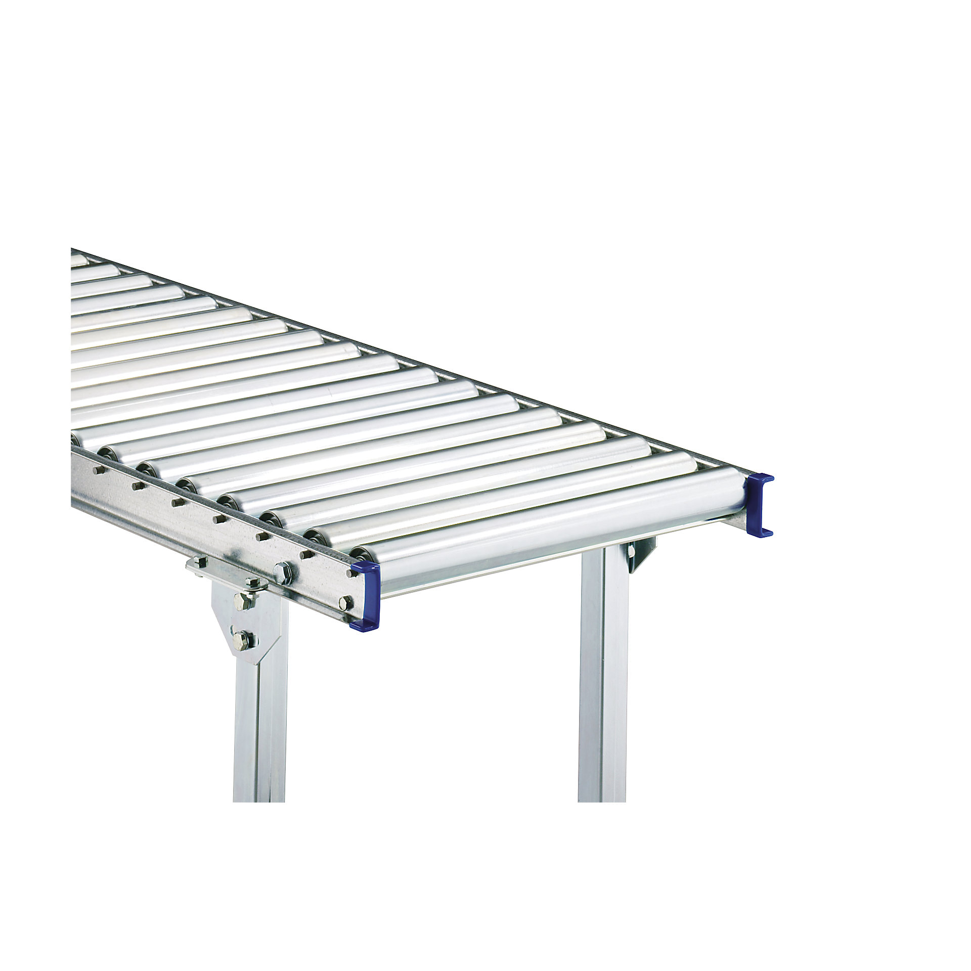 Light duty roller conveyor, steel frame with zinc plated steel rollers ...