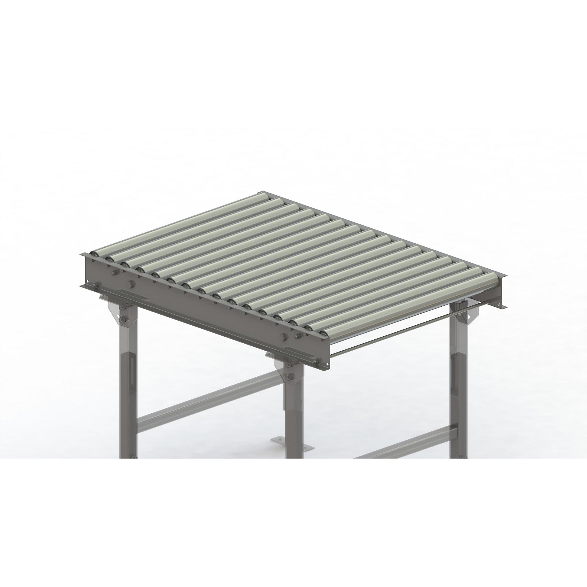 Roller conveyor, steel frame with zinc plated steel rollers – Gura ...