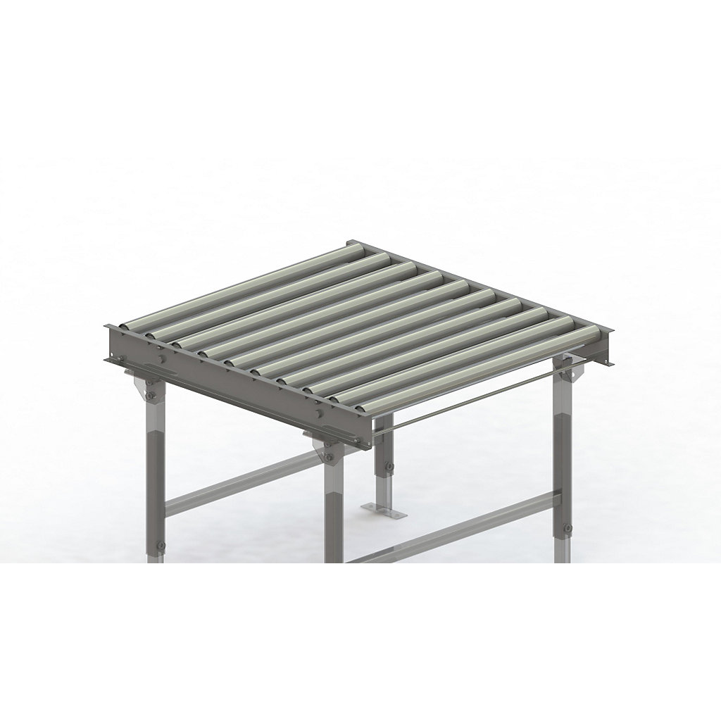 Roller conveyor, steel frame with zinc plated steel rollers – Gura ...