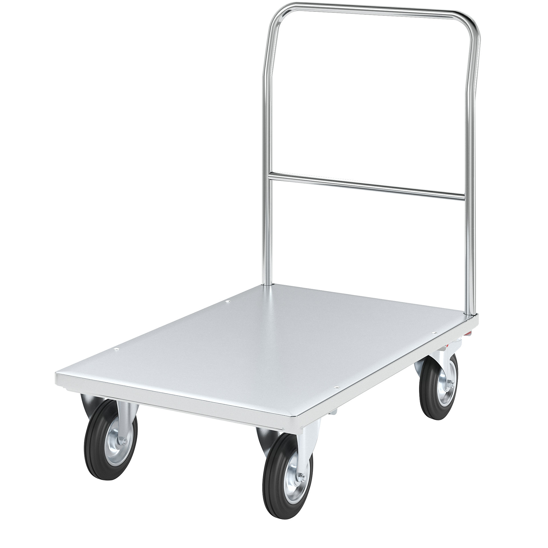 Platform truck, zinc plated – eurokraft pro: ESD model | kaiserkraft