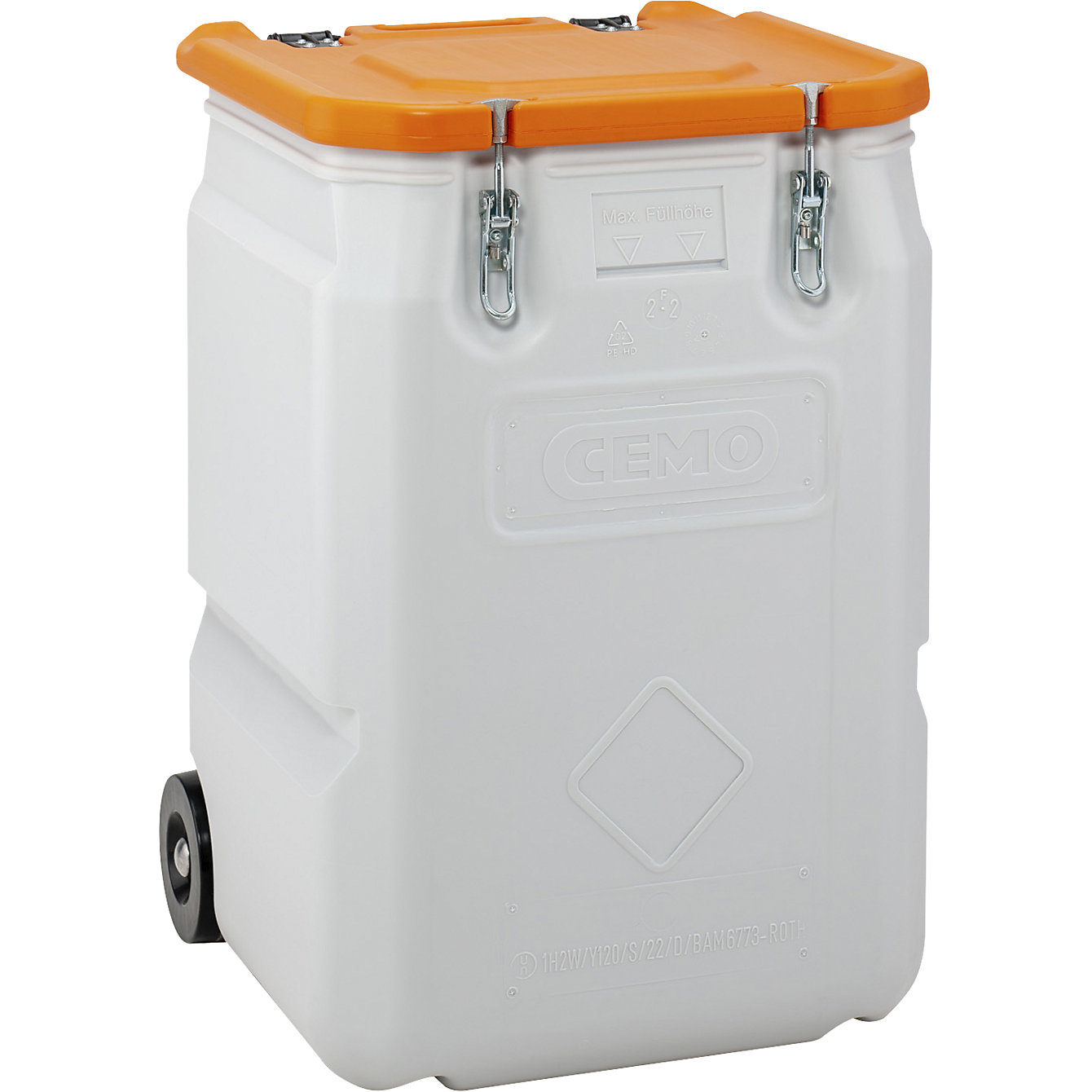 Mobil-Box hazardous materials collection container – CEMO: capacity 250 ...