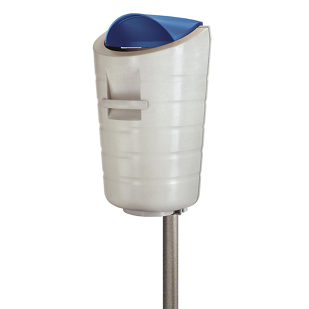 Outdoor waste collector: capacity 50 l, WxHxD 444 x 744 x 325 mm ...