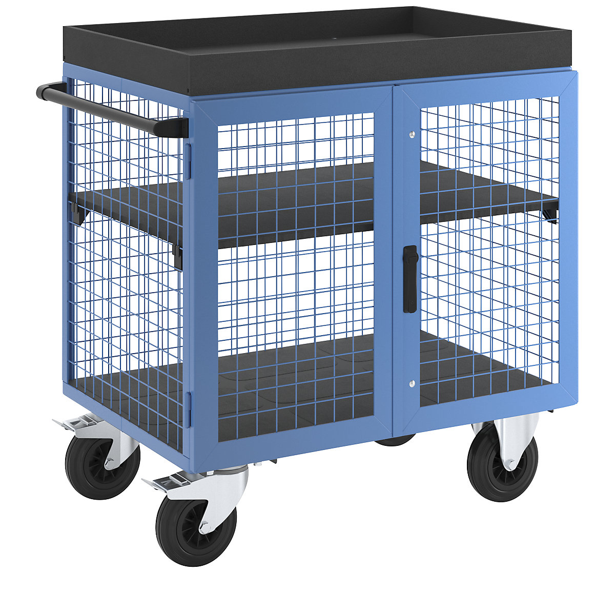 Armoire roulante KOMPAKT – eurokraft pro: petits et grands côtés en ...