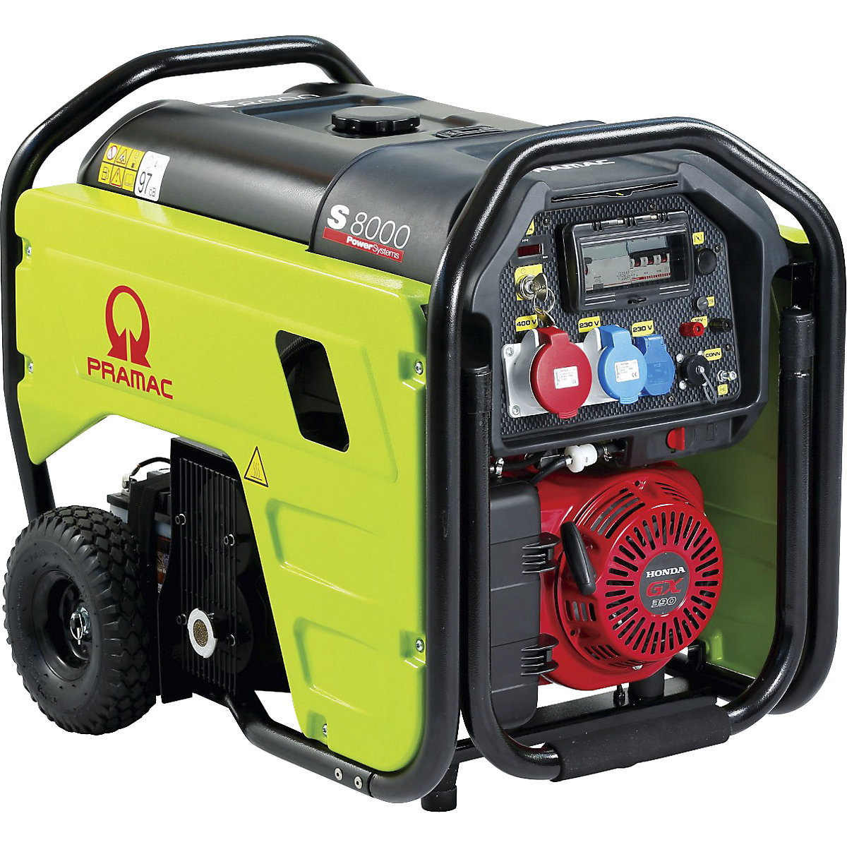 Générateur d'électricité – Pramac: S 8000 AVR – essence, Honda GX390 à démarrage électrique, 230 ...