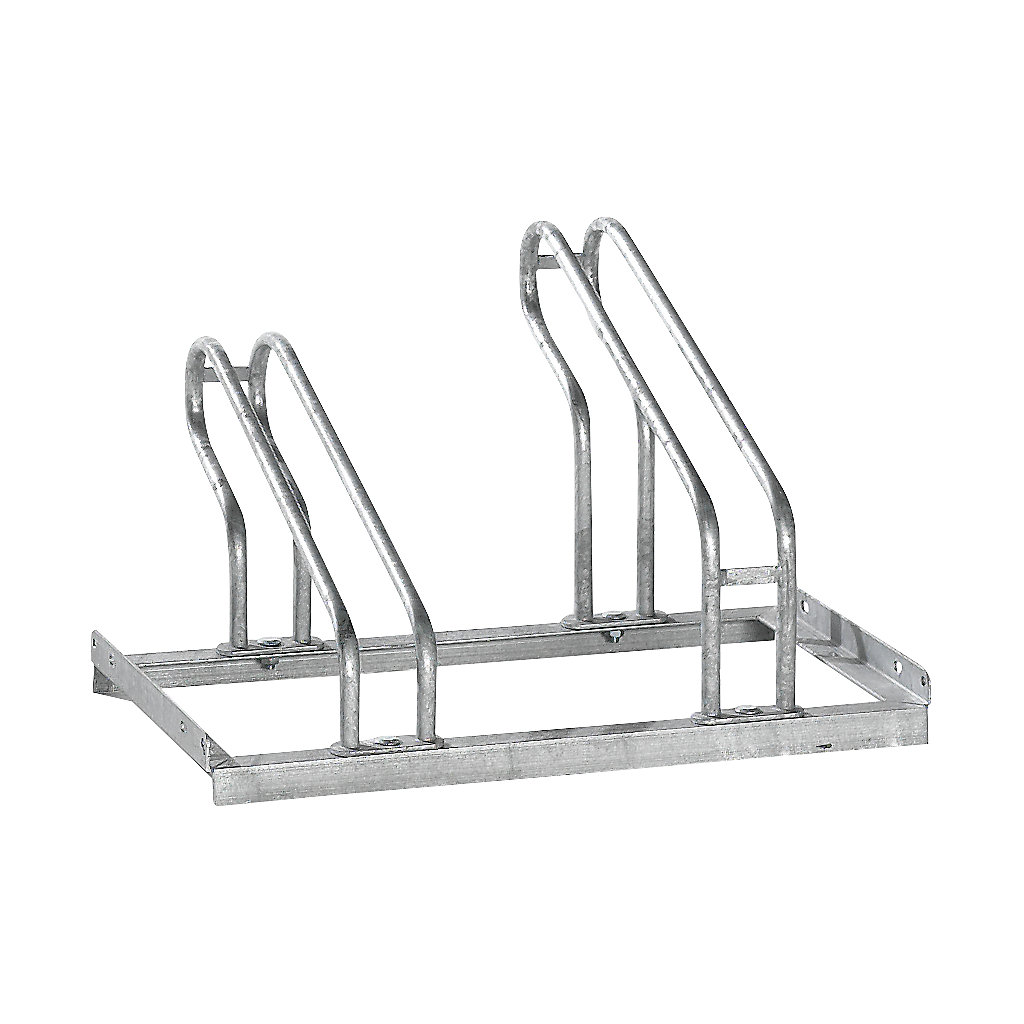 Bicycle rack, bars made of 18 mm steel tubing – eurokraft pro: single ...