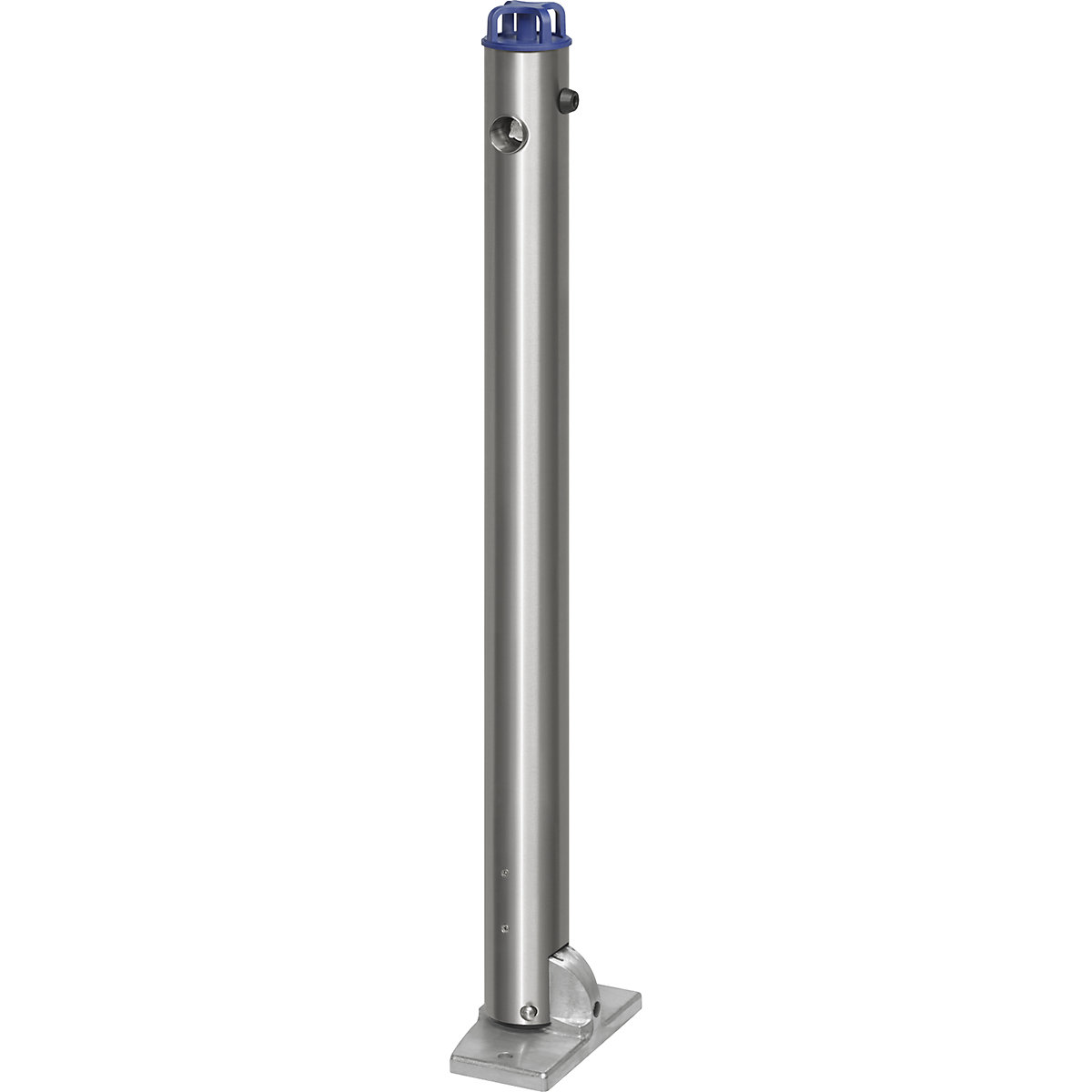 Stainless steel barrier post: with chain head, for bolting in place ...