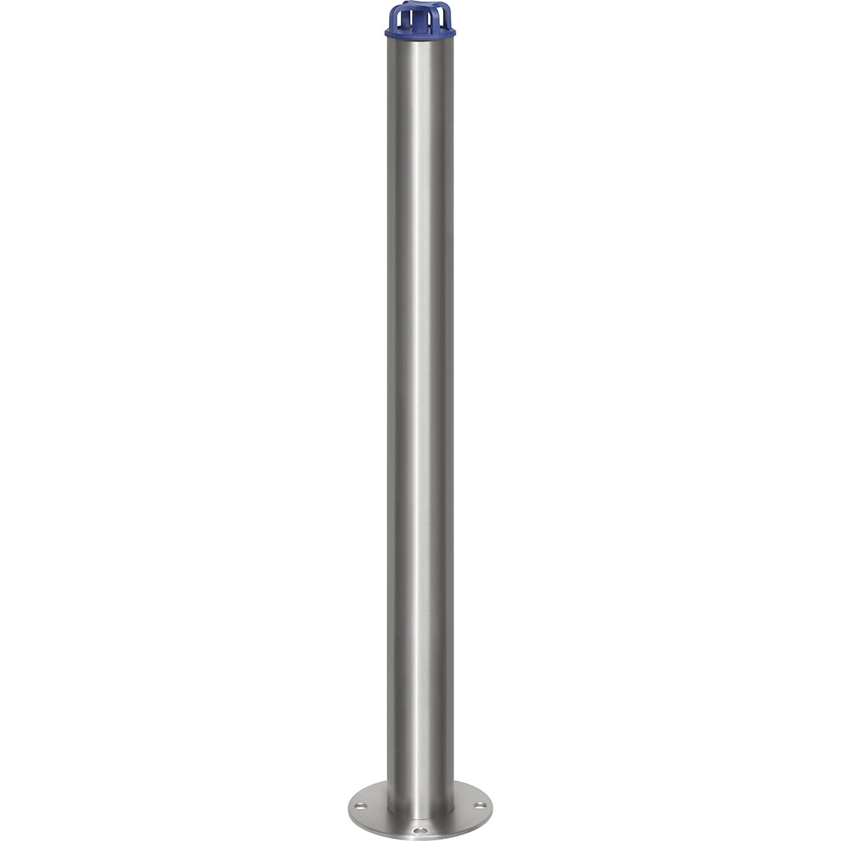 Stainless steel barrier post: with chain head, for bolting in place ...