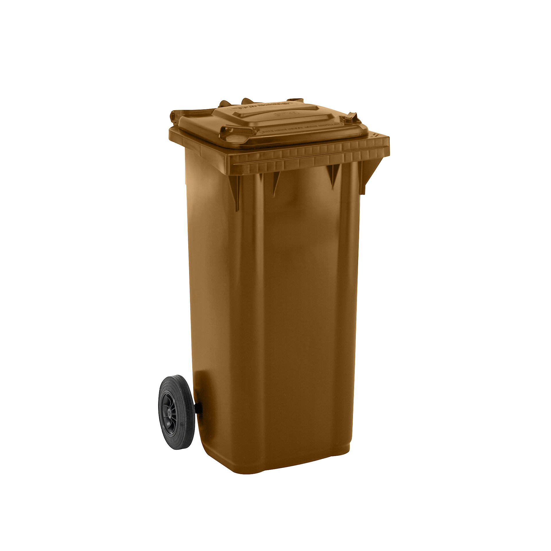 Plastic waste bin DIN EN 840: capacity 240 l, WxHxD 580 x 1074 x 729 mm ...