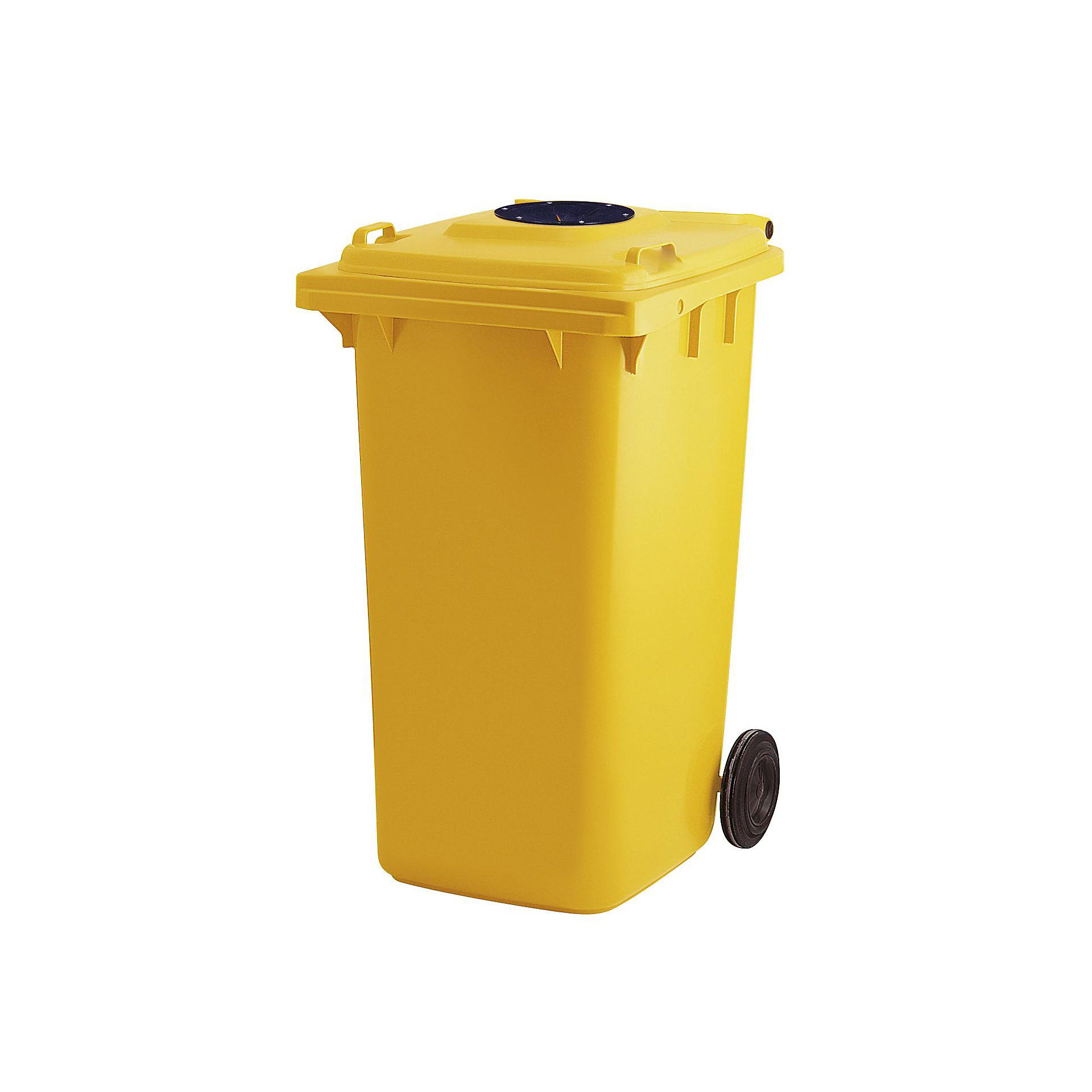Waste bin with deposit hole, 240 l: for glass, bottles, cans | kaiserkraft