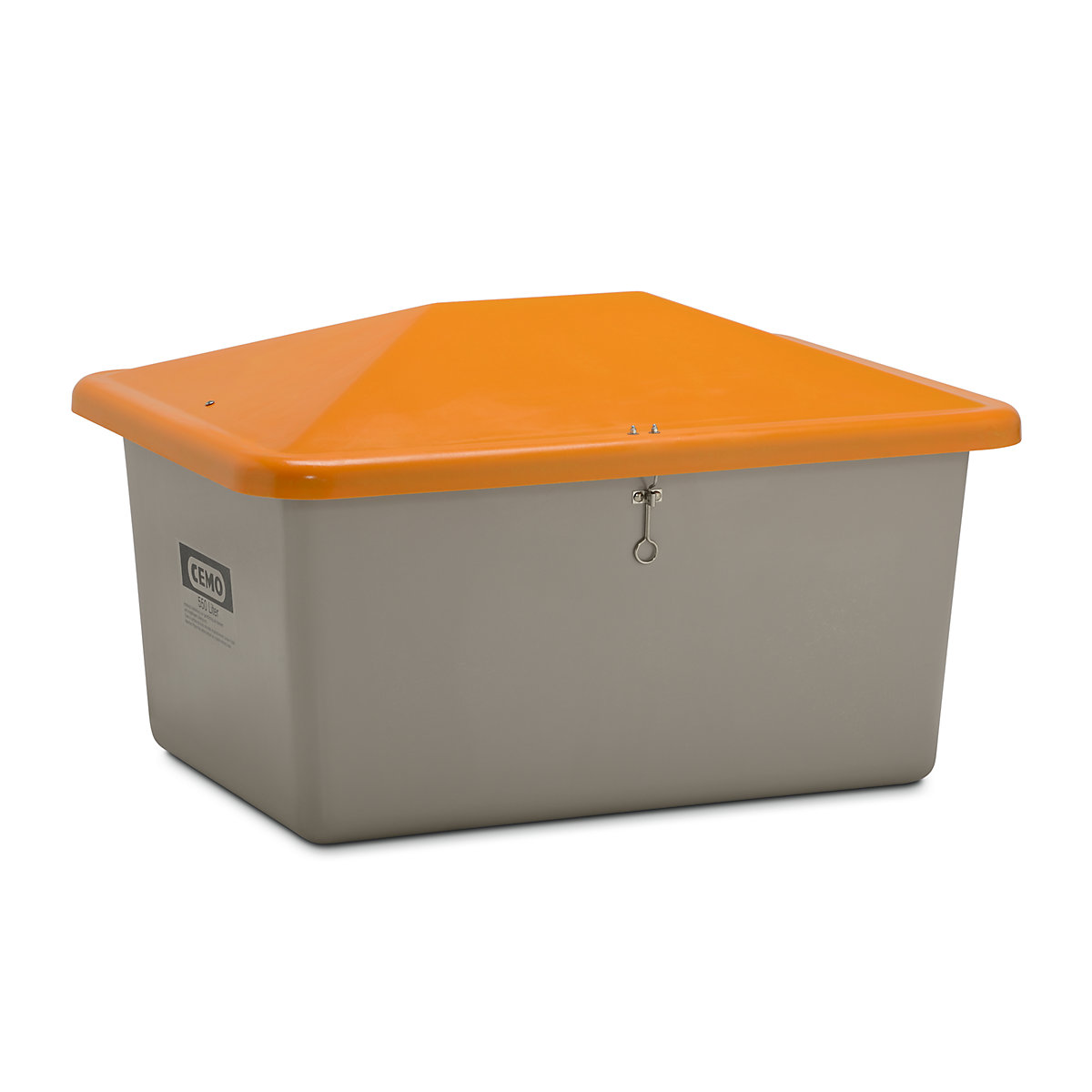 CEMO – Grit container made of GRP: capacity 550 l, without dispenser ...
