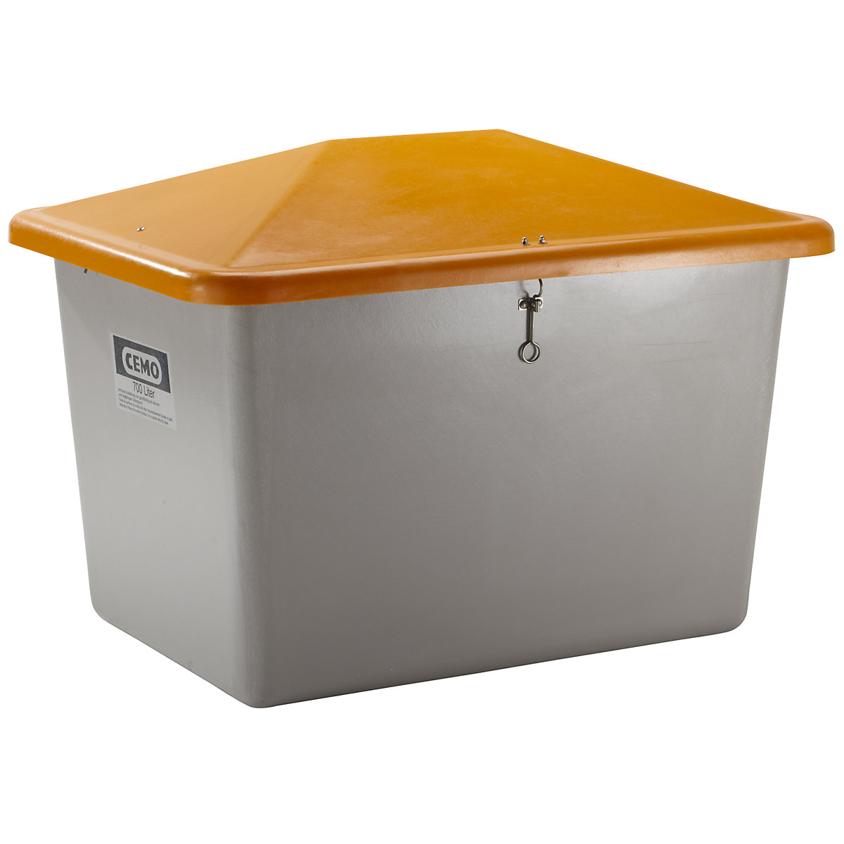 CEMO – Grit container made of GRP: capacity 700 l, without dispenser ...