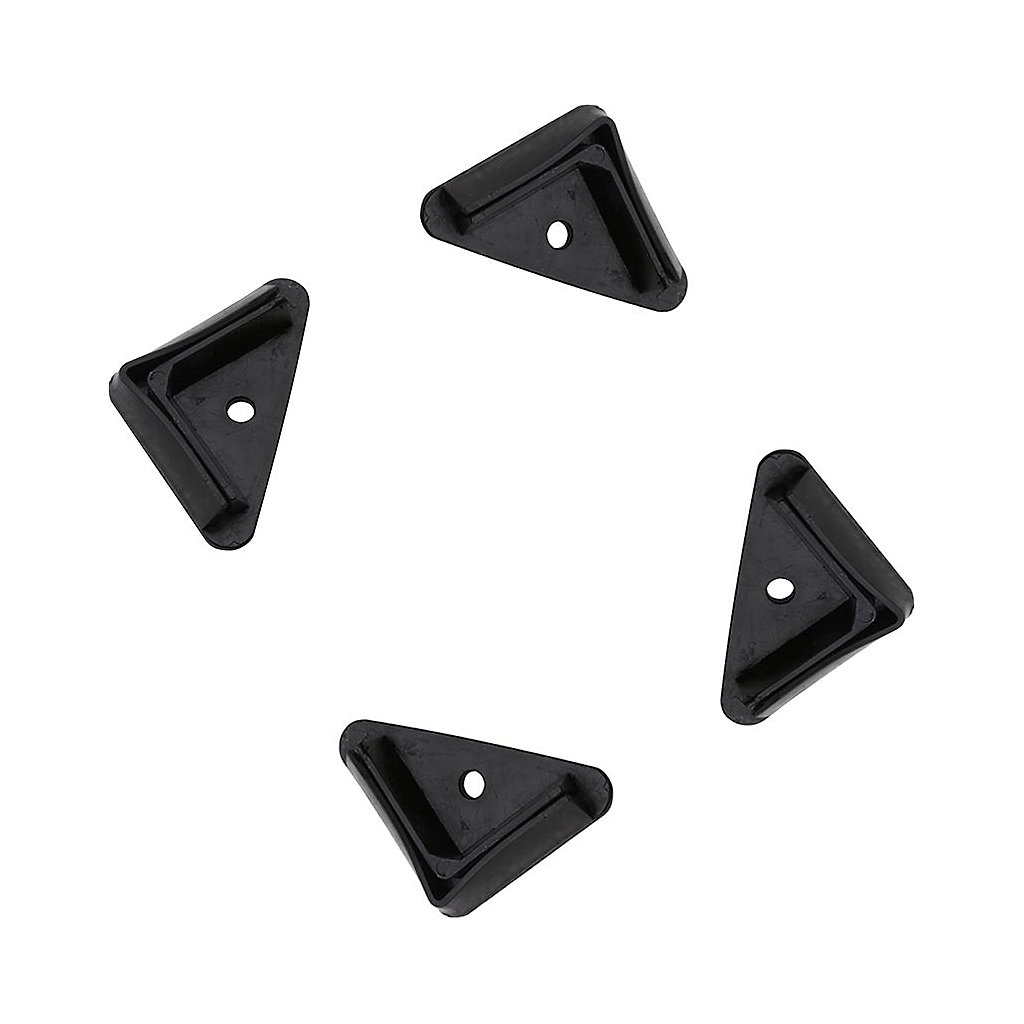 Extra Pack Of 4 Protective Plastic Feet, Black | BiGDUG