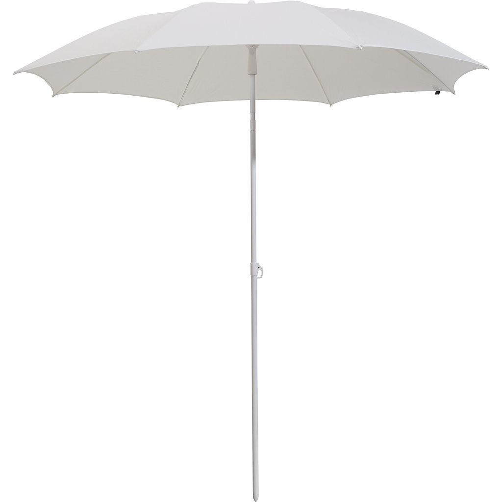 Parasol przeciwsłoneczny, okrągły: Ø 2000 mm, szkielet biały | kaiserkraft