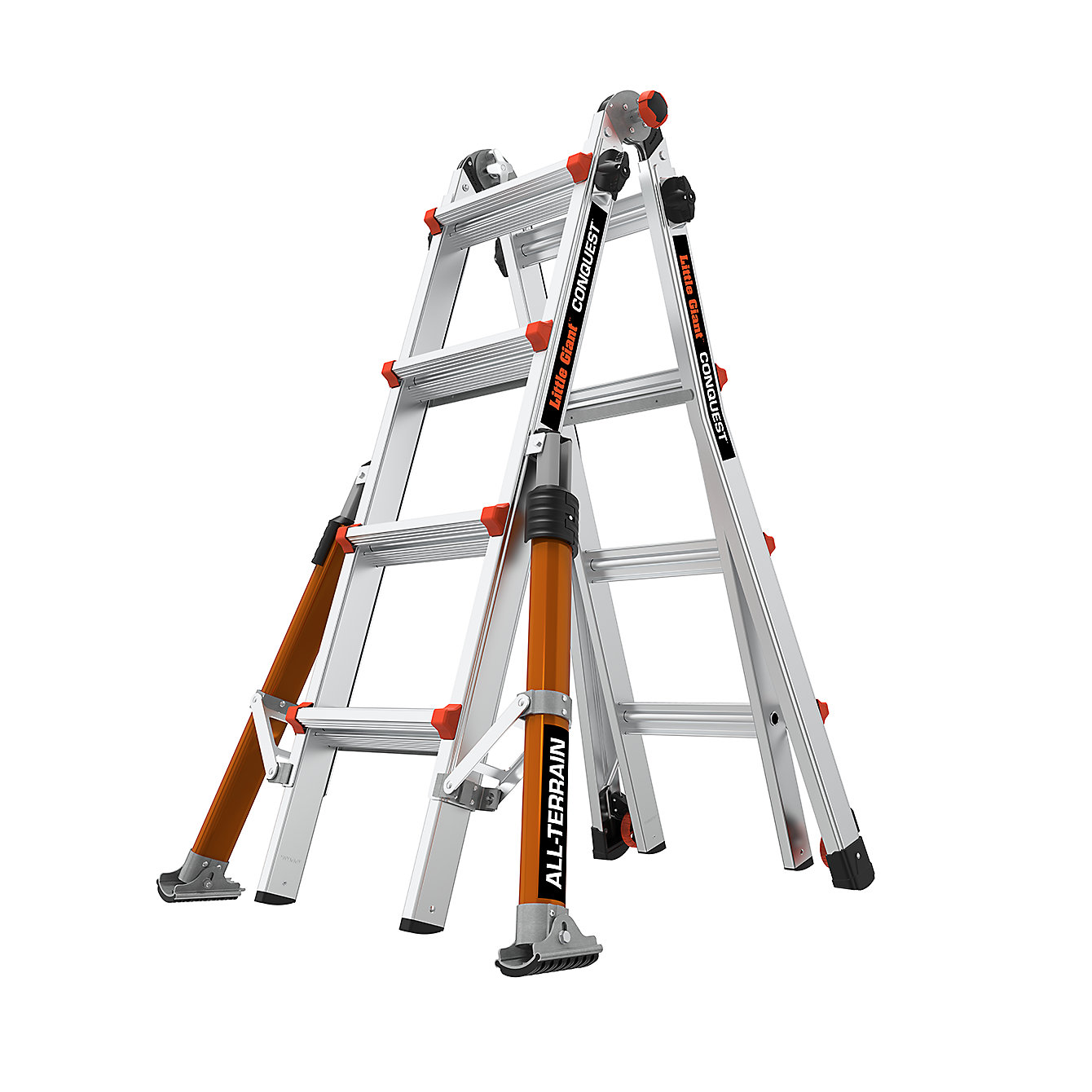 Little Giant Conquest All-Terrain Multi-Purpose Ladder | Safety ...
